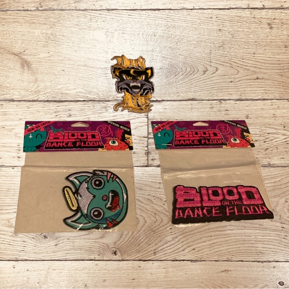 Hot Topic | Accessories | Botdf Blood On The Dance Floor Patches Kawaii Bat Rare Scene Lot Emo ...